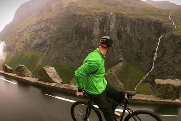 50 mph Bike Ride Down a Mountain, in The Rain, Backwards! • Prologue ...